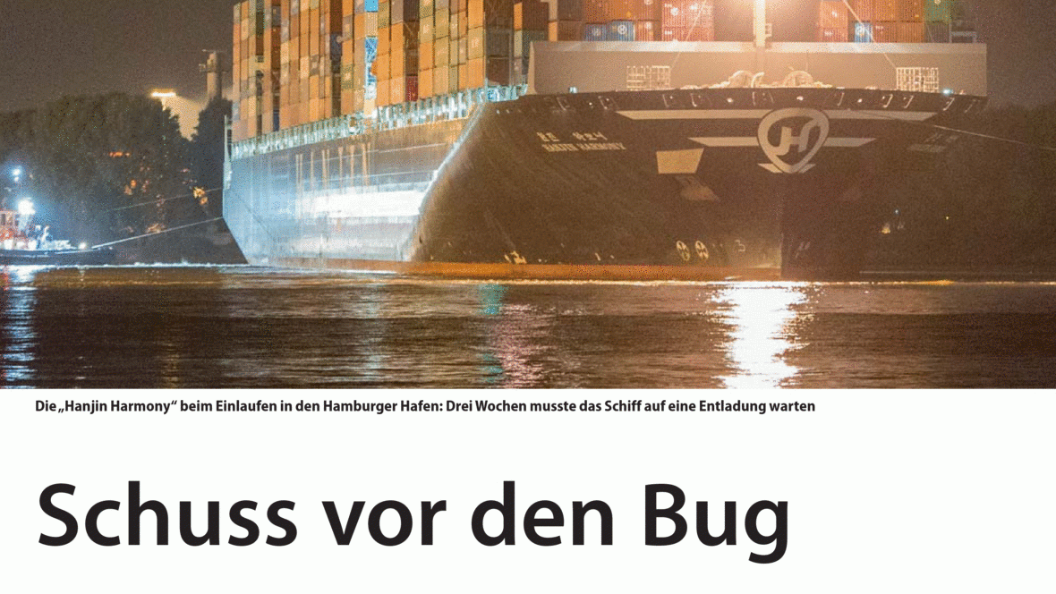 Schuss vor den Bug